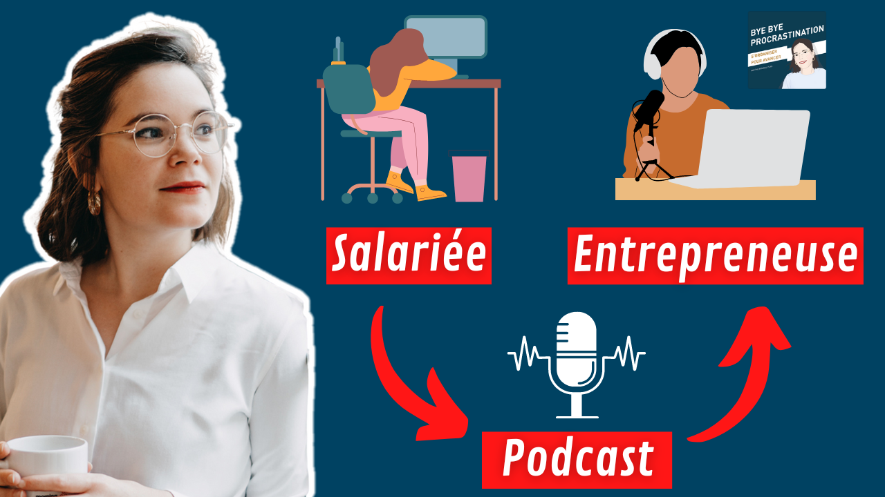 Du SALARIAT au COACHING grâce au PODCAST ! Avec Claire VITOUX (Bye Bye ...